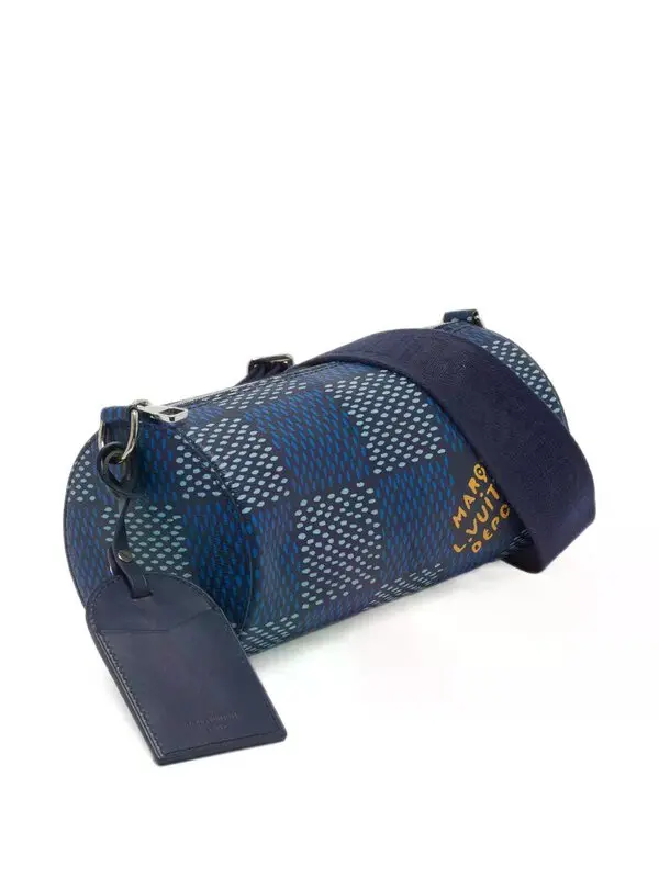 LOUIS VUITTON X Nigo 2020 Pm Soft Polochon Damier Heritage Messenger Bag