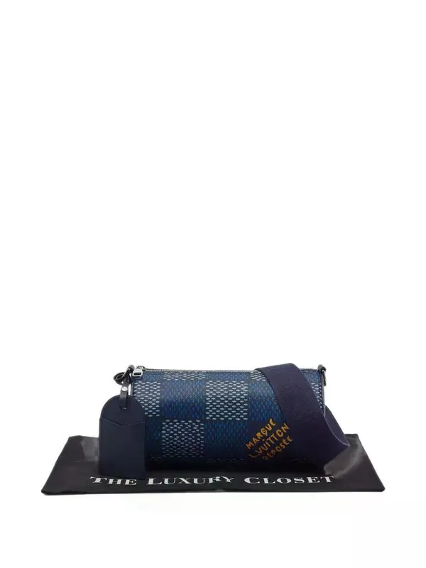 LOUIS VUITTON X Nigo 2020 Pm Soft Polochon Damier Heritage Messenger Bag