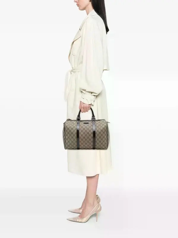 Gucci 2016-2026 Medium Gg Supreme Joy Boston Bag - Neutrals