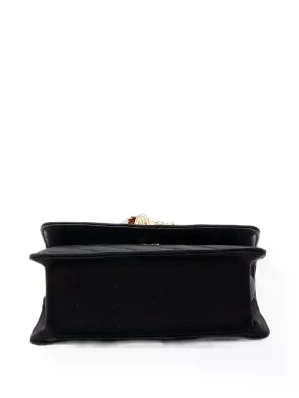Gucci Rajah Broadway Top Handle Evening Bag Quilted Satin Satchel