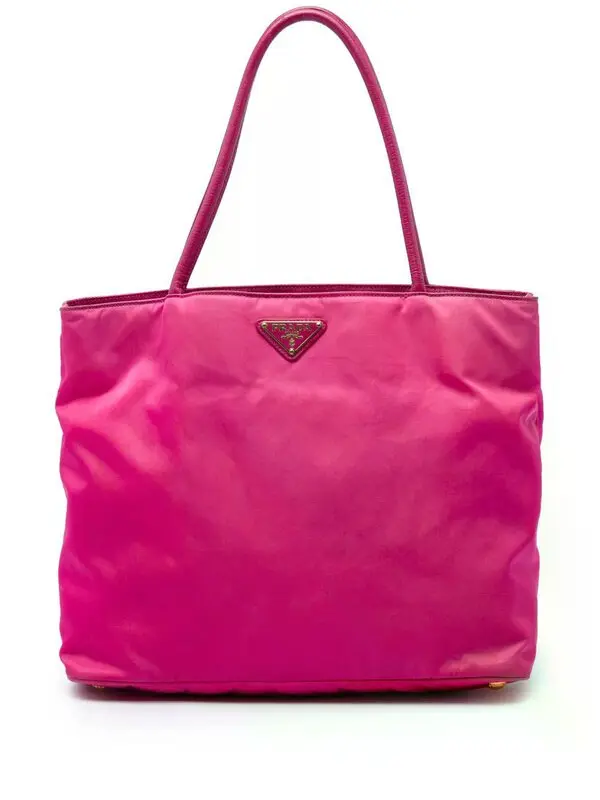 Prada 2013-2026 Tessuto City Tote Bag - Pink