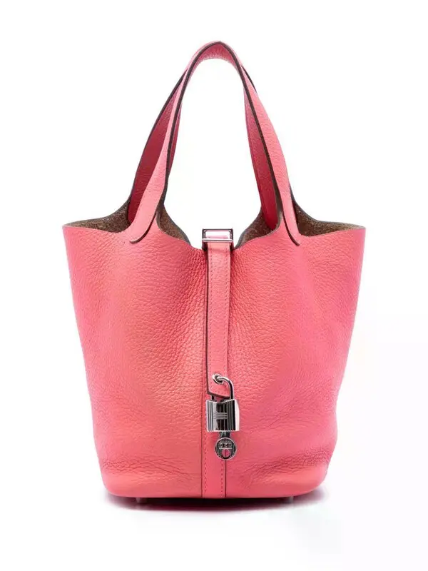 Hermès 2017 Clemence Picotin Lock 18 Handbag - Pink