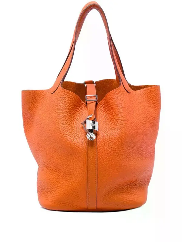 Hermès 2011 Clemence Picotin Lock 22 Handbag - Orange