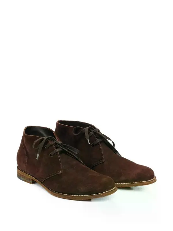 Bottega Veneta Lace-up Suede Desert Boots