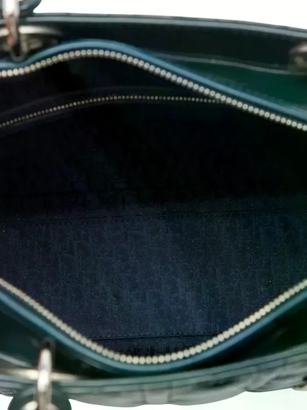 Dior 2011 Large Patent Cannage Lady Satchel