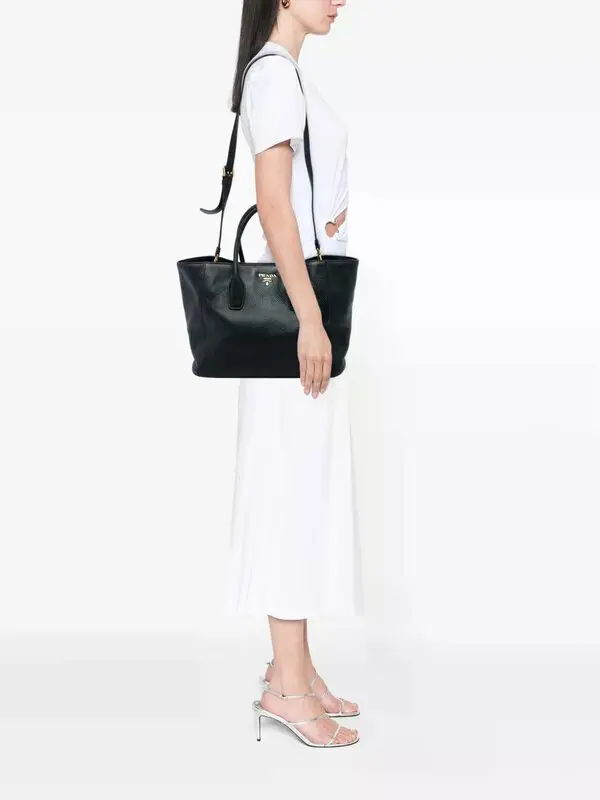 Prada 2013-2015 Vitello Daino Convertible Tote Satchel