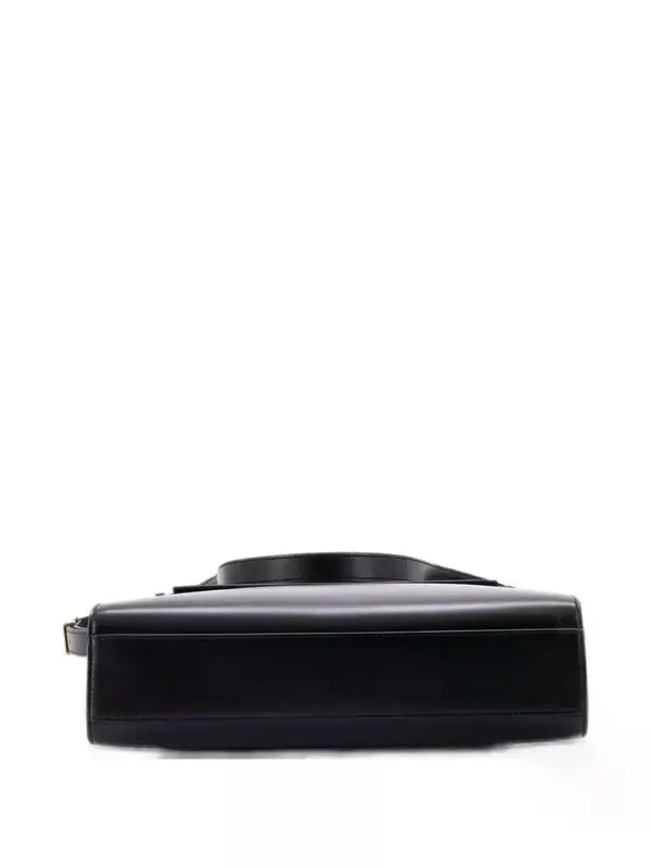 Saint Laurent Manhattan Leather Medium Shoulder Bag - Black