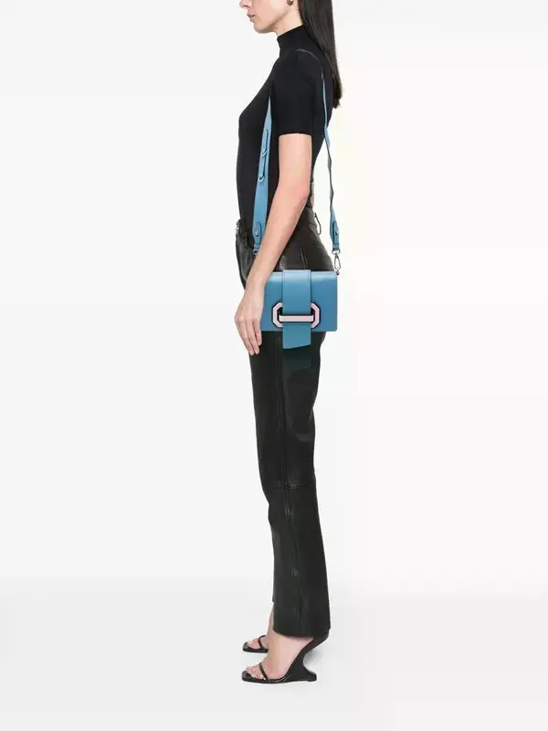 Prada 2013-2026 City Calf Plex Ribbon Crossbody Bag