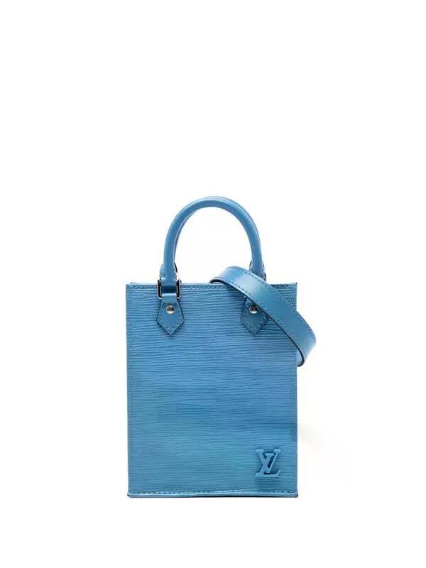 LOUIS VUITTON 2020 Epi Petit Sac Plat Satchel - Blue
