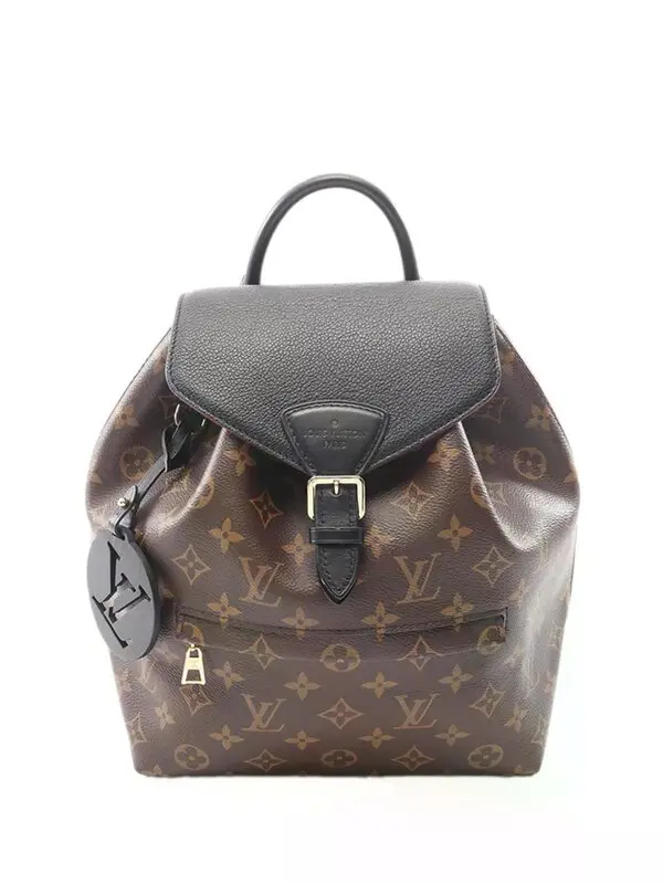 LOUIS VUITTON 2000-2026 Monogram Montsouris Pm Backpack - Brown