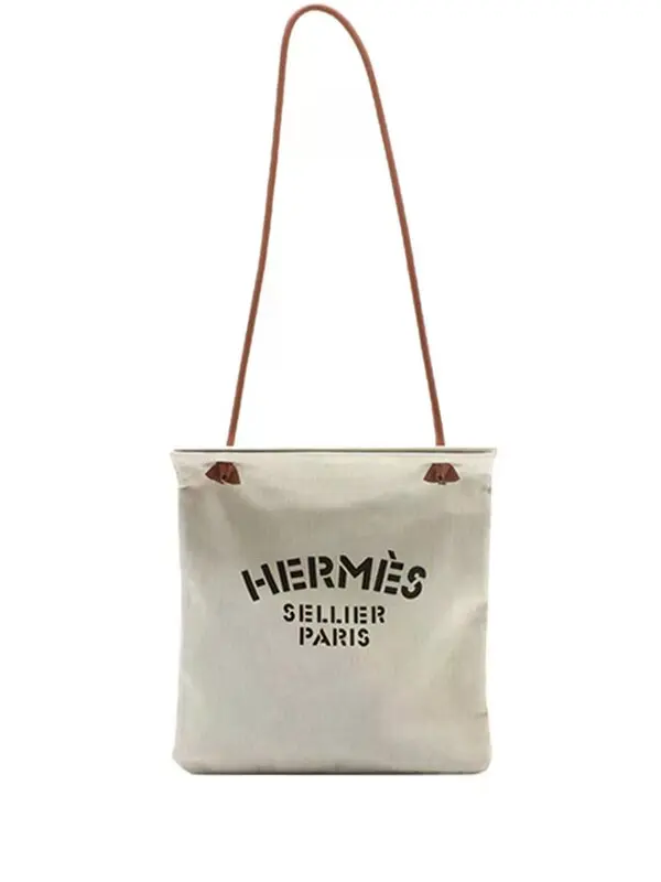 Hermès 2025 Toile Aline Grooming Bag Mm Tote Bag - Neutrals