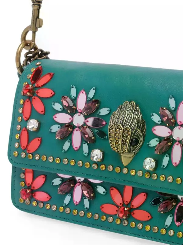Kurt Geiger Crystal-embellished Eagle-motif Shoulder Bag