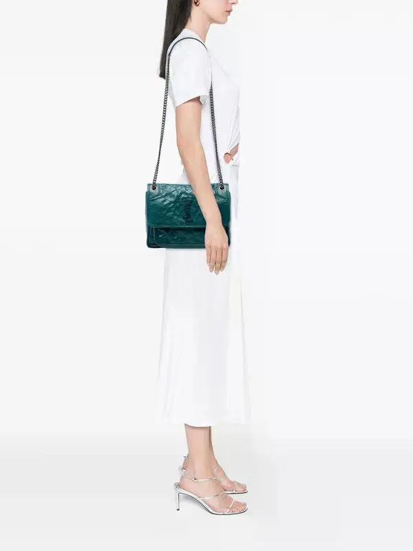 Saint Laurent Medium Niki Shoulder Bag - Green