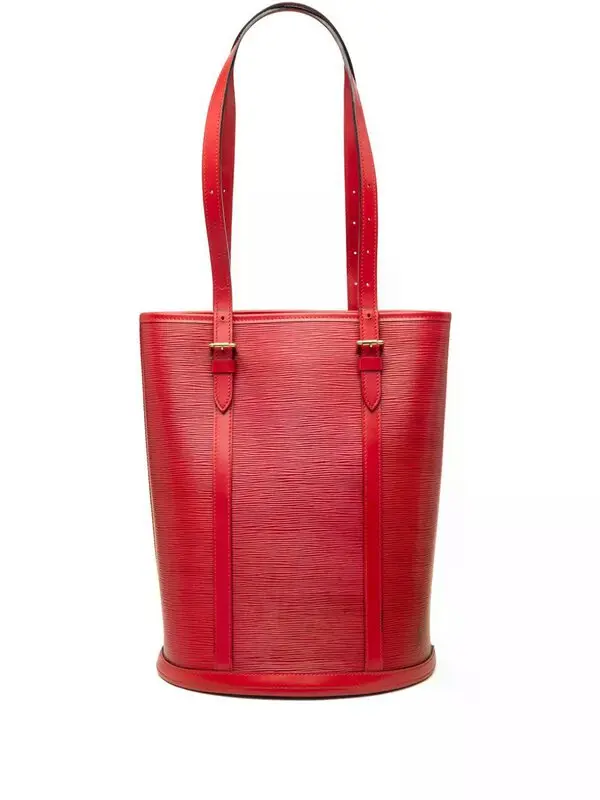 LOUIS VUITTON Epi Leather Bucket Gm Bag - Red