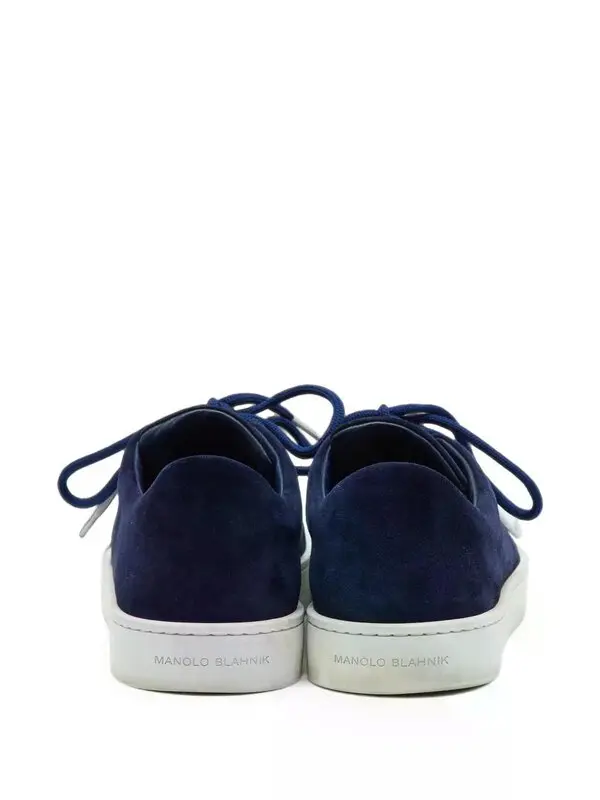 Manolo Blahnik Semando Suede Sneakers