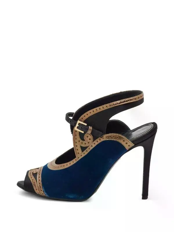 Etro Buckled Heeled Sandals - Blue