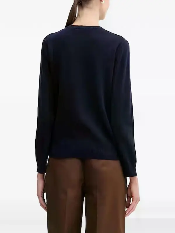 BENETTON Button-down Knitted Cotton Cardigan