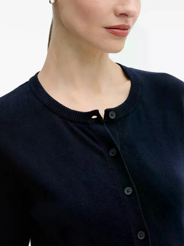 BENETTON Button-down Knitted Cotton Cardigan