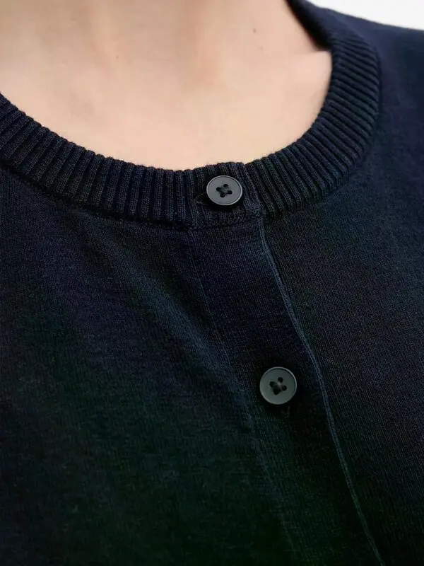 BENETTON Button-down Knitted Cotton Cardigan