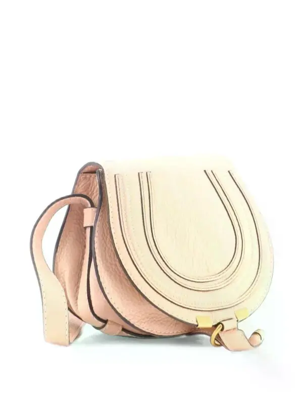 Chloé Marcie Leather Mini Crossbody Bag - Pink