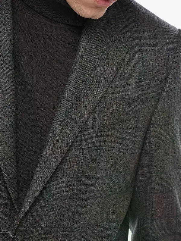 Corneliani Nino Danieli Checked-pattern Blazer