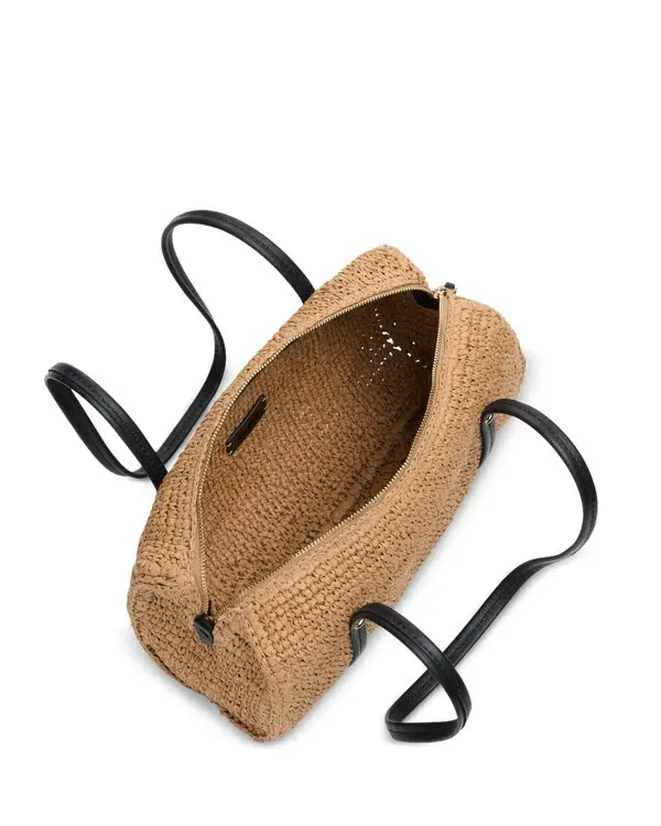 Madewell Brioche Woven Raffia Shoulder Bag