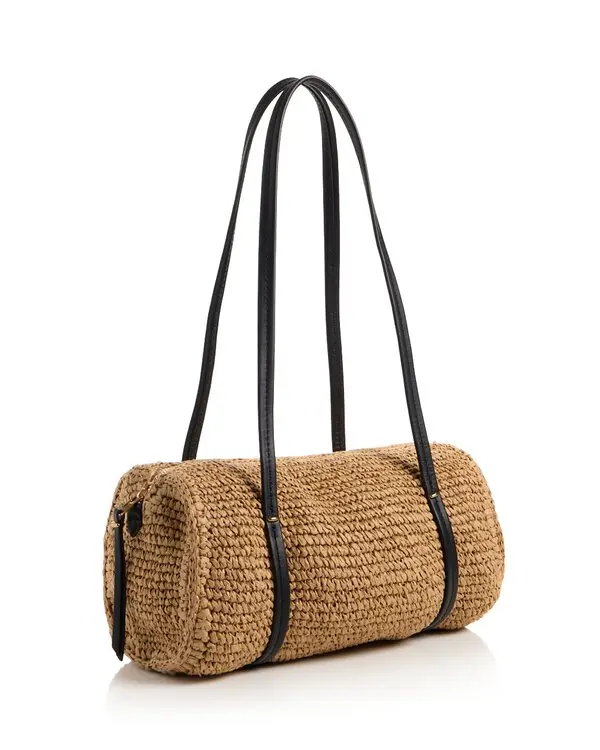 Madewell Brioche Woven Raffia Shoulder Bag