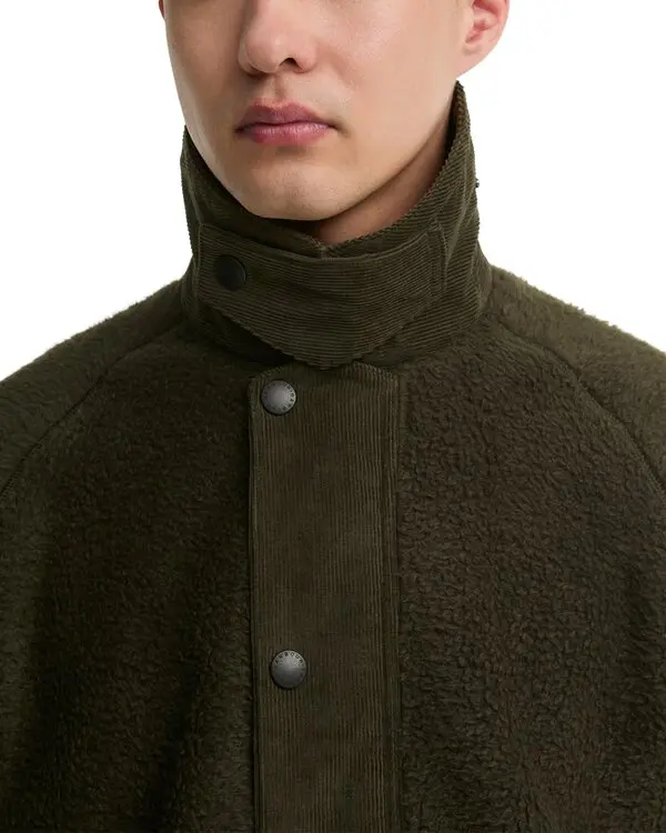 Barbour Transport Fleece Button Jacket
