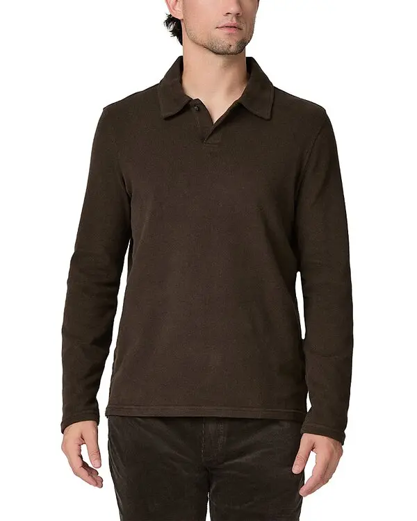 Paige Hammond Cotton Blend Button Polo Shirt