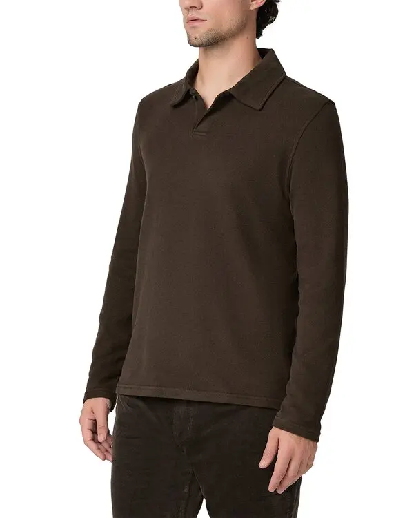 Paige Hammond Cotton Blend Button Polo Shirt