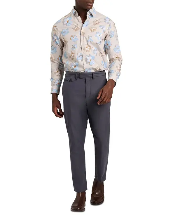 Ted Baker London Kingsly Relaxed Painted Floral Print Shirt