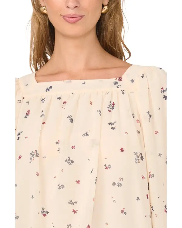Vince Camuto Square Neck Bubble Top