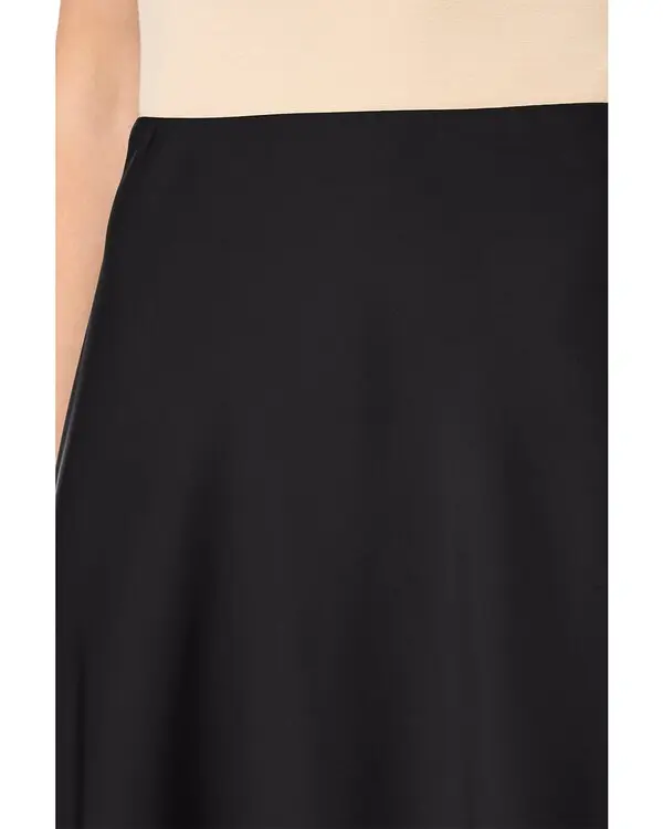 CECE DUPRAZ Satin Bias Maxi Skirt - Rich Black