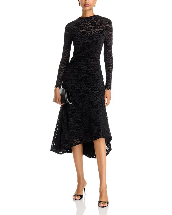 Generation Love Karmen Velvet & Lace Midi Dress