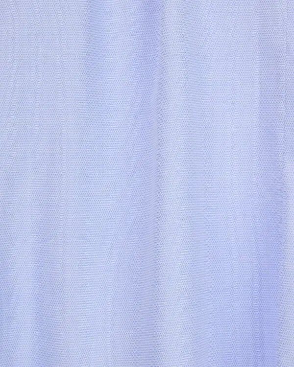 Emporio Armani Cotton Button Down Shirt - Sky Blue/white