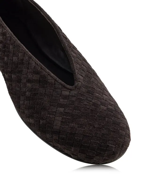 Bottega Veneta Rosa Intrecciato Ballet Flats