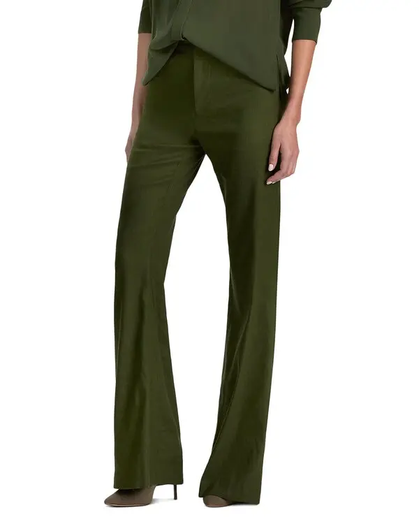Alice + Olivia Andrew Mid Rise Bootcut Slim Pants
