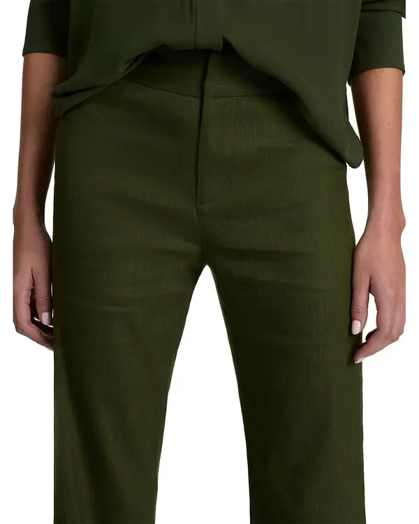 Alice + Olivia Andrew Mid Rise Bootcut Slim Pants