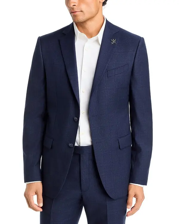 John Varvatos Windowpane Suit Jacket