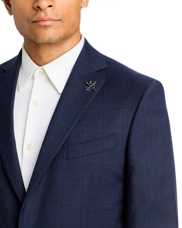 John Varvatos Windowpane Suit Jacket