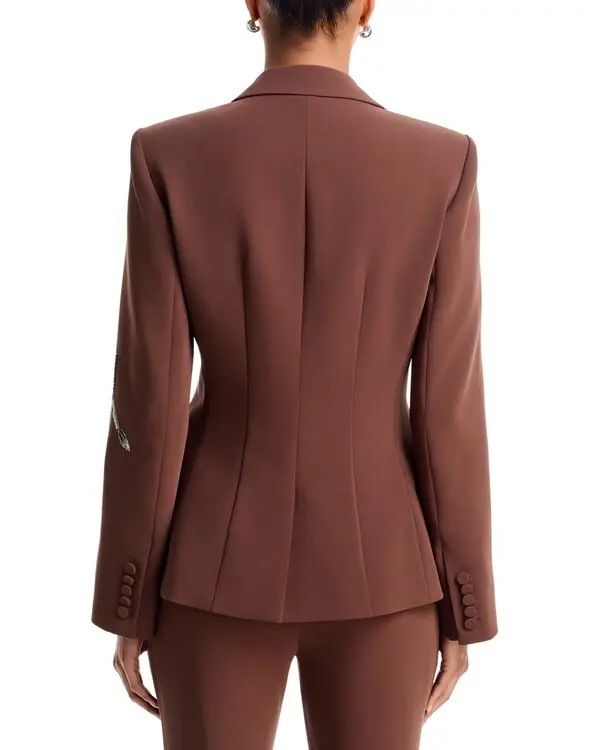 Cinq À Sept Gilded Peony Beaded Cheyenne Blazer