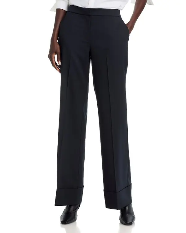 Kobi Halperin Kenny Cuffed Mid Rise Pants - Black