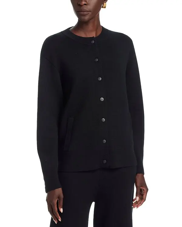 Kobi Halperin Marlowe Round Neck Long Sleeve Cardigan - Black