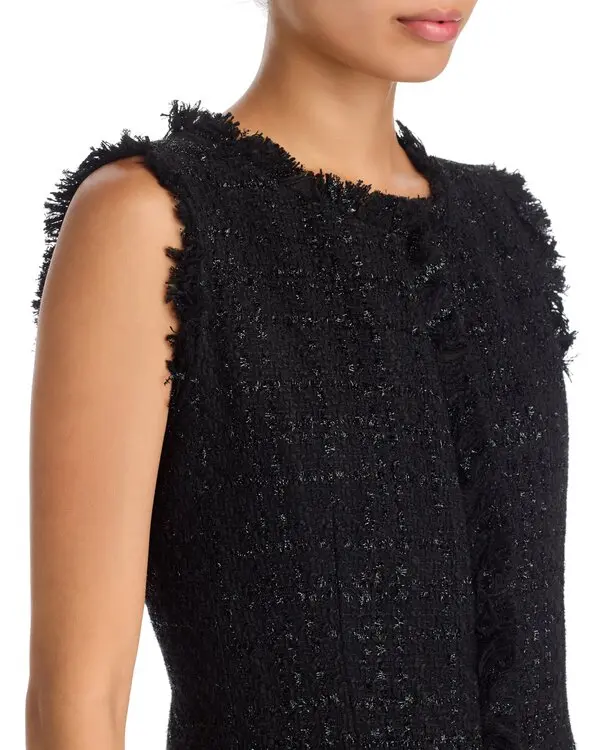 Kobi Halperin Rives Beaded Fringe Trim Dress