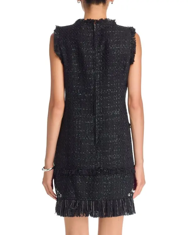 Kobi Halperin Rives Beaded Fringe Trim Dress