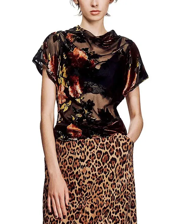 Anna Sui Folia Devore Top