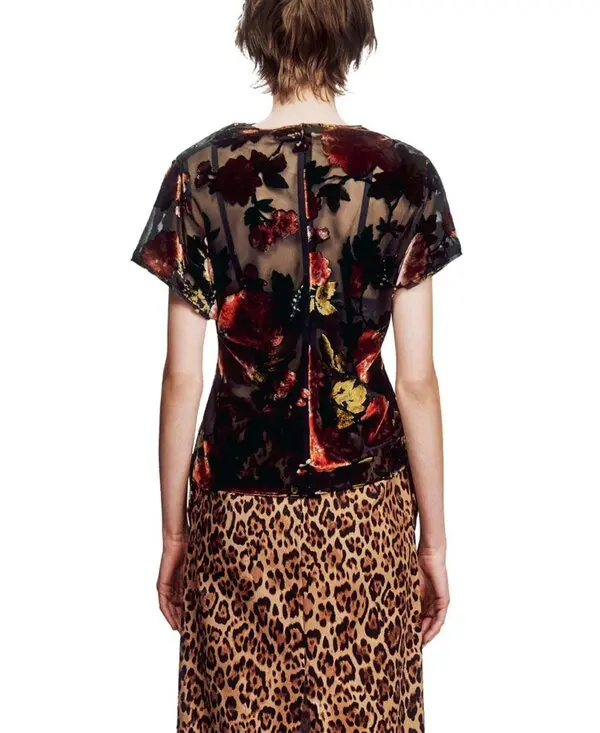 Anna Sui Folia Devore Top