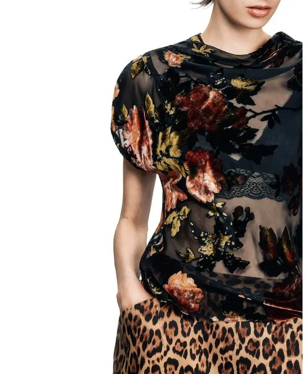 Anna Sui Folia Devore Top