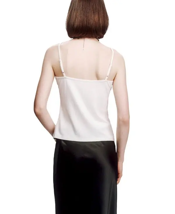Anna Sui Deco Tees Camisole - White
