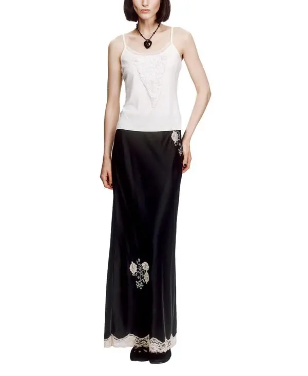 Anna Sui Deco Tees Camisole - White